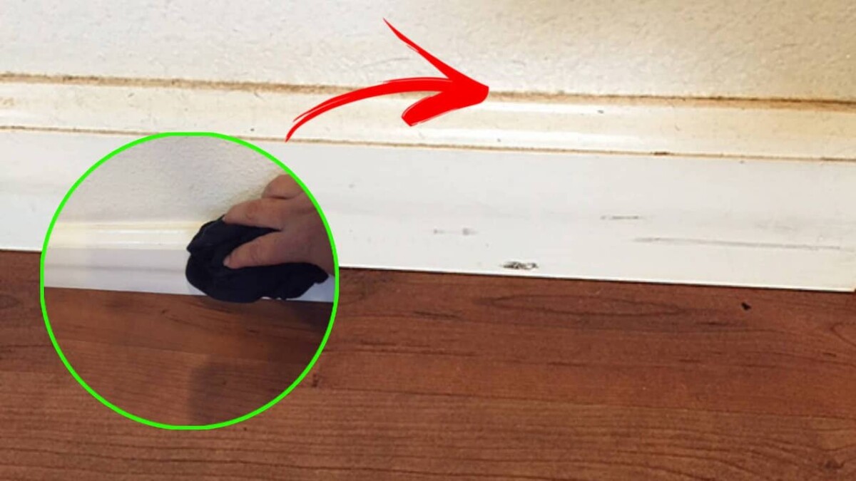 Taking care of old and weathered baseboards