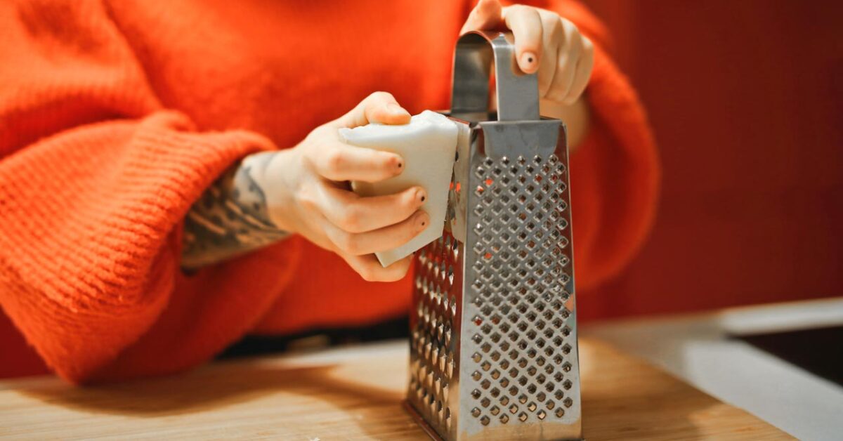 How to Make Cleaning the Cheese Grater Much Easier