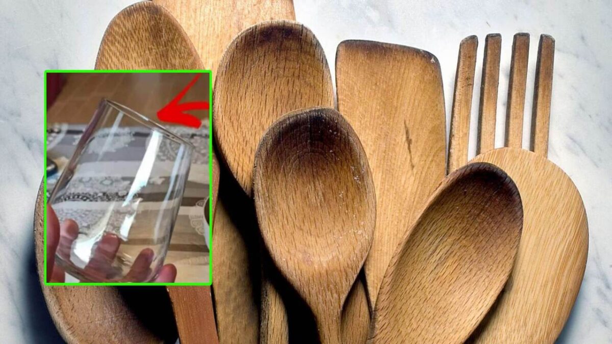 Use This Surprising Method: You Will Have Degreased and Clean Wooden Spoons
