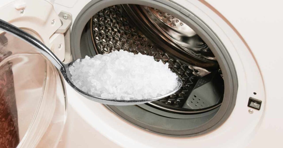 Coarse Salt in the Washing Machine Drum, Because Everyone is Adding It ...